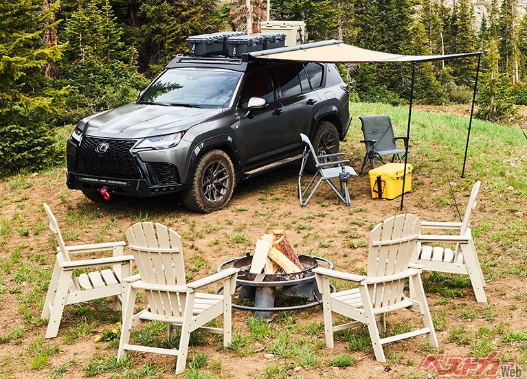 600馬力の「IS600」やカーボンパーツ＆ブレンボ製ブレーキの「LX600」、艶消し紫の「RX」SEMAショーに出展したレクサスには度肝を ...