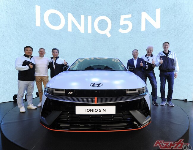 Hyundai「IONIQ 5 N（アイオニック ファイブ エヌ）」、グッドウッド・フェスティバル・オブ・スピードで初披露 高性能EVとドライビングの楽しさの新たなベンチマークを築く ...