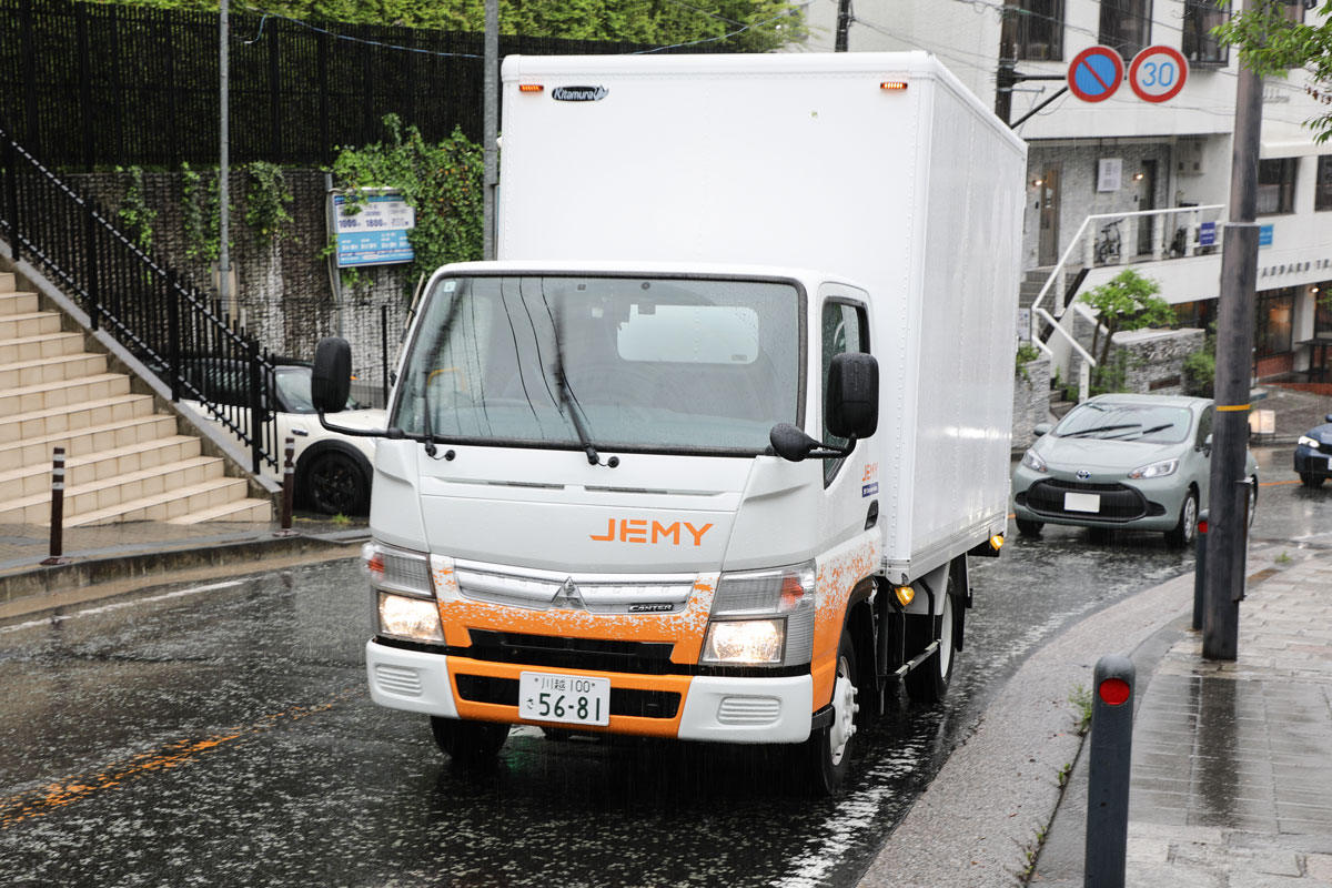 コンバージョンEVトラックに公道試乗!! ヤマトモビリティのJEMYはベース車とEVのいいとこ取り!? - トラック総合情報誌「フルロード ...